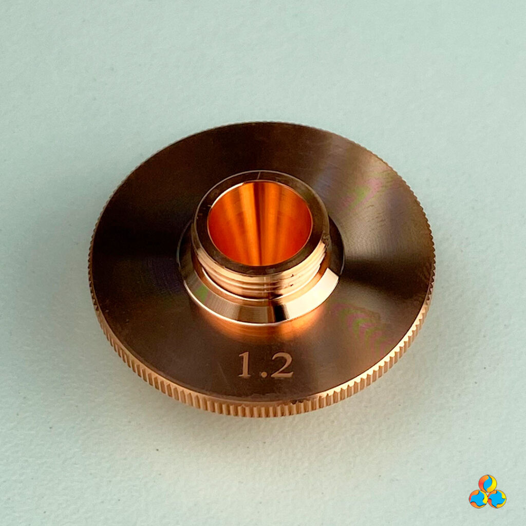 Bico Fiber Laser Simples D28 1.2mm - Delta CNC